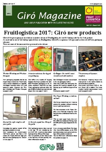 Fruit Logistica´s 2017 GIRO Magazine shows new packaging made with the ...
