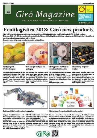 Giró Magazine, a summary of solutions in net packaging