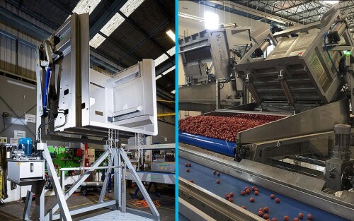Electric Bin Tipper, for a complete food safety