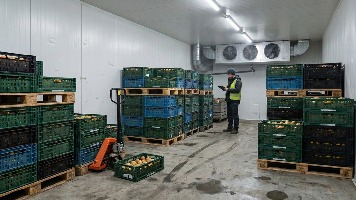 Ethylene management in long-distance fruit shipping