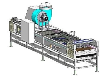 Xeda Biowaxer, apple coating machine