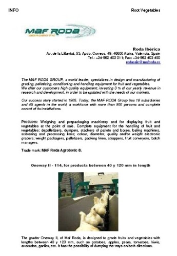 AGRICOAT at Info Root Vegetables 2014